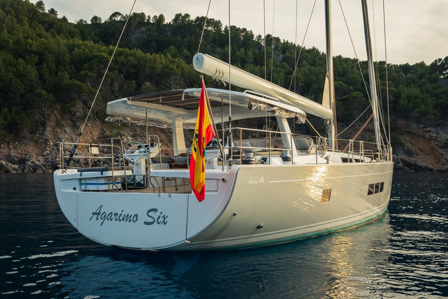 Sailing yacht Hanse 675 Agarimo Six for rent Spain Boataround