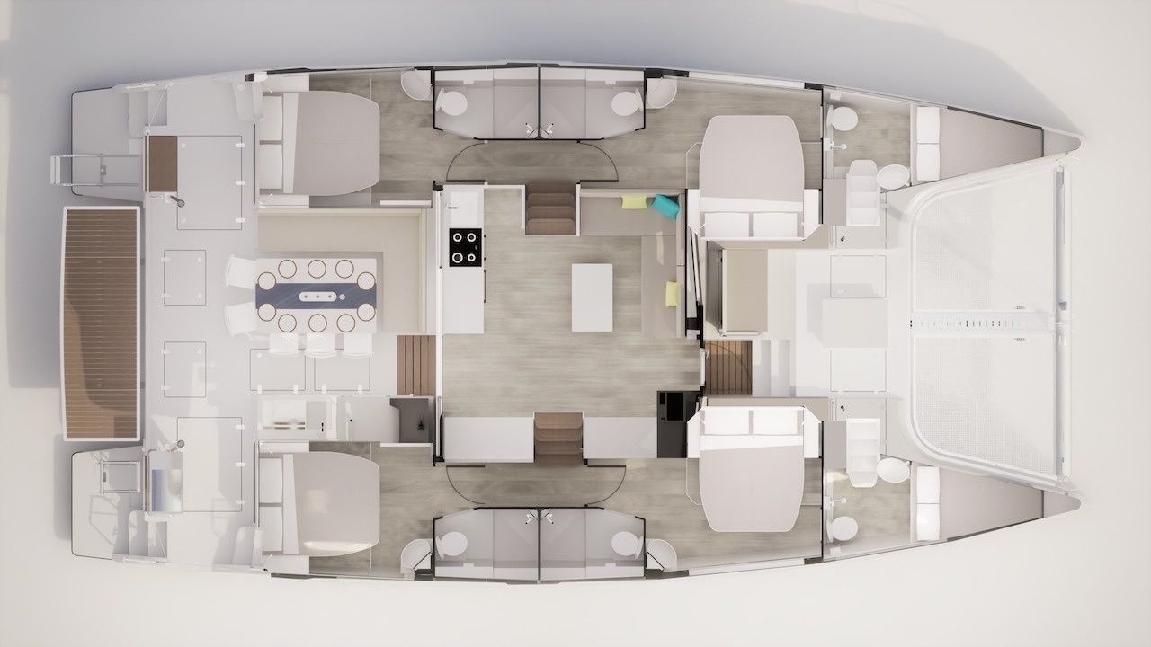 Catamaran Voyage 510 Southern Cross for rent - Caribbean | Boataround